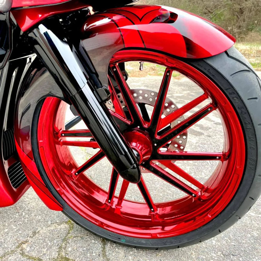Street Bob Powder Coated Wheels